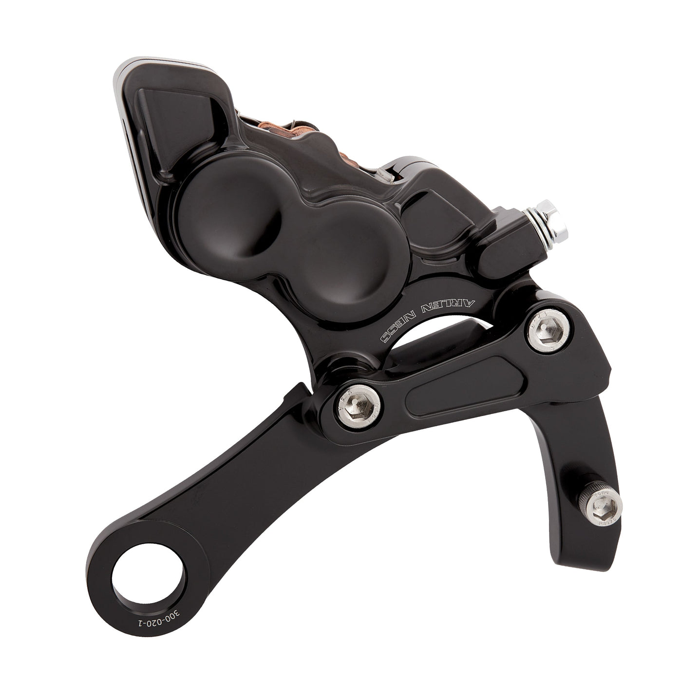 Rear 4-Piston Brake Caliper Kit M8 Softail, Black — Ramjet Racing