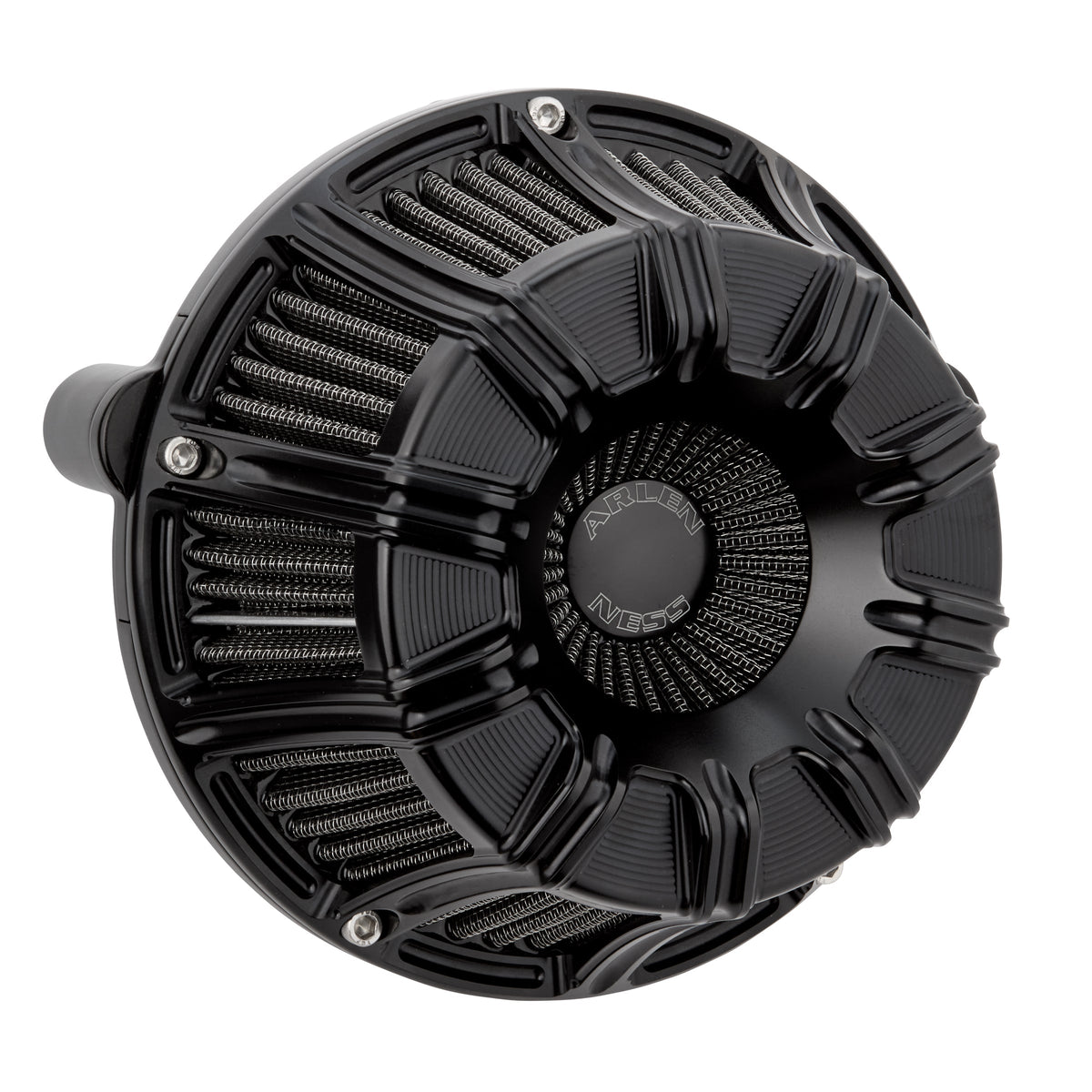 10-Gauge® Inverted Series Air Cleaner, All Black — Ramjet Racing