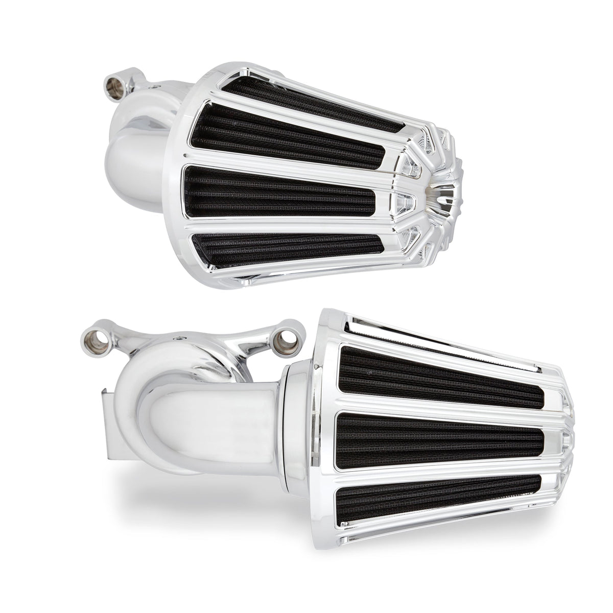 10-Gauge® Monster Sucker® Air Cleaner, Chrome — Ramjet Racing