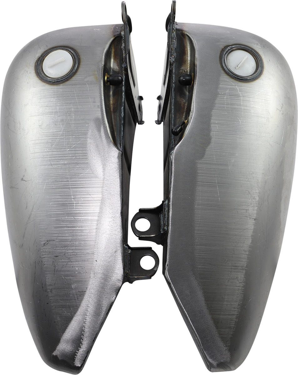 Flat-Side Gas Tank Set - 2" Extended - 5.2 Gallons — Ramjet Racing