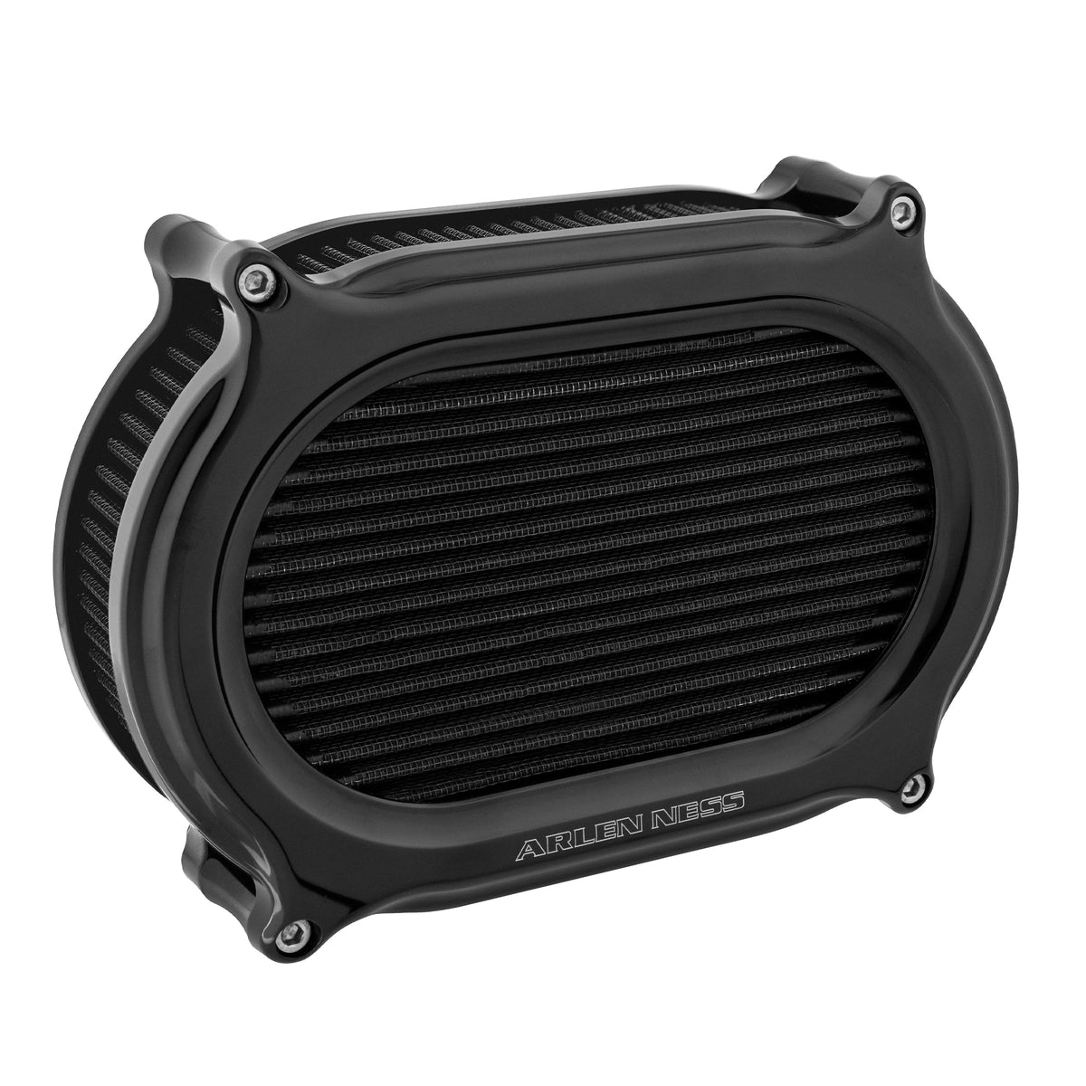Stage 2 Oval Air Cleaner, Black — Ramjet Racing