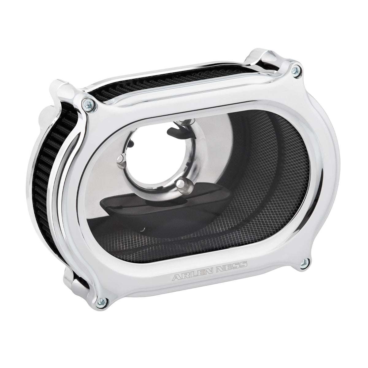 Method Oval Air Cleaner, Chrome — Ramjet Racing