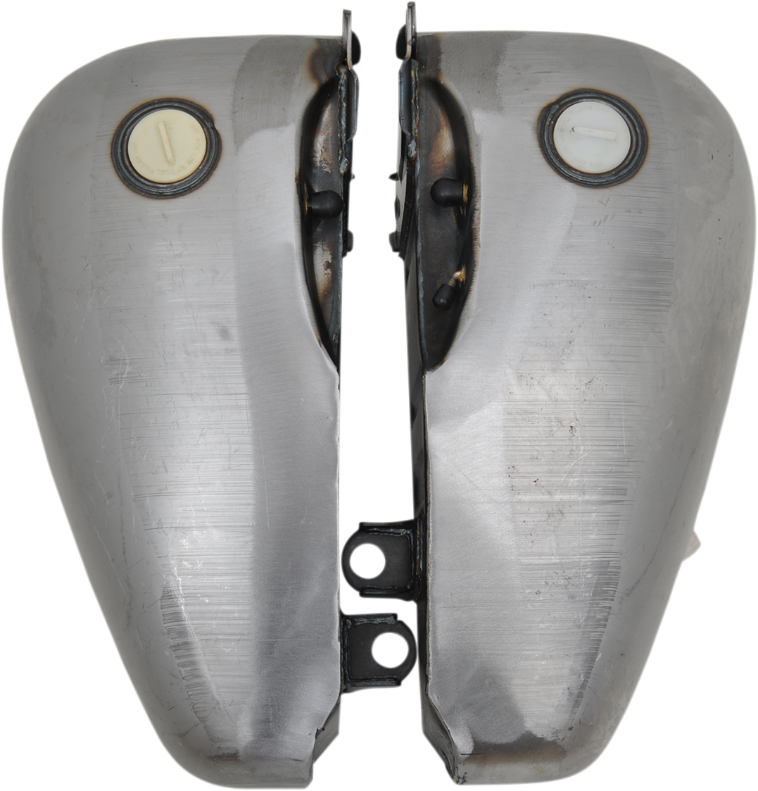 Fat Bob Style Gas Tanks - Flatside - 6 Gallon — Ramjet Racing