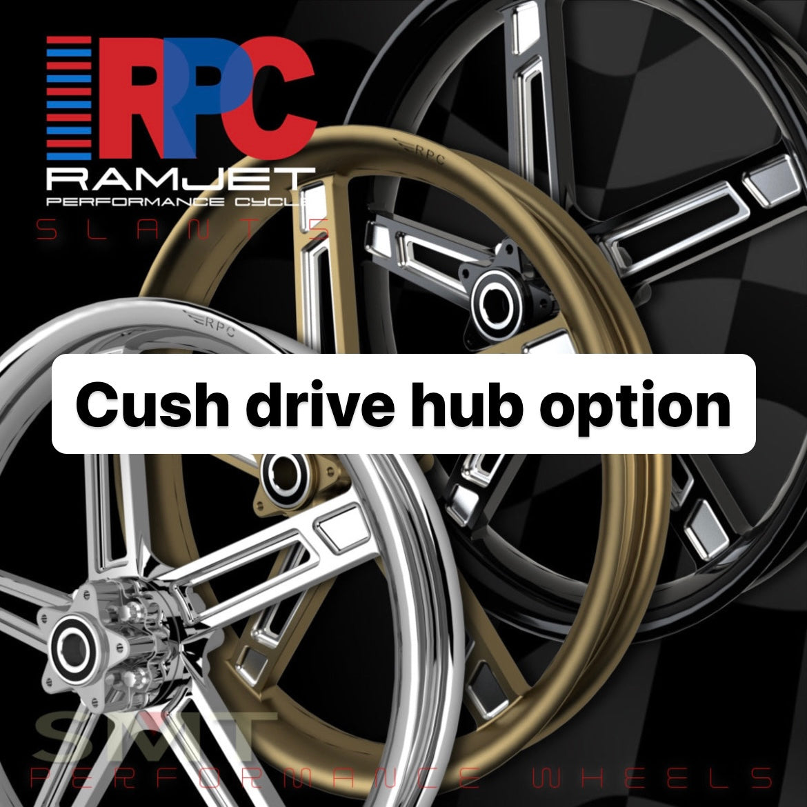 RAMJET RACING SLANT 5 RACE WHEEL *CUSH HUB OPTION* — Ramjet Racing