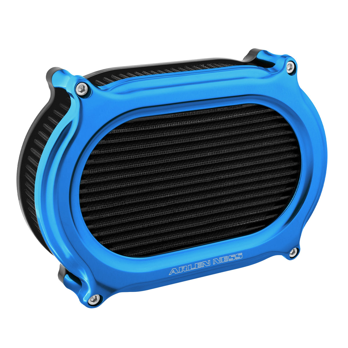 Stage 2 Oval Air Cleaner, Blue — Ramjet Racing