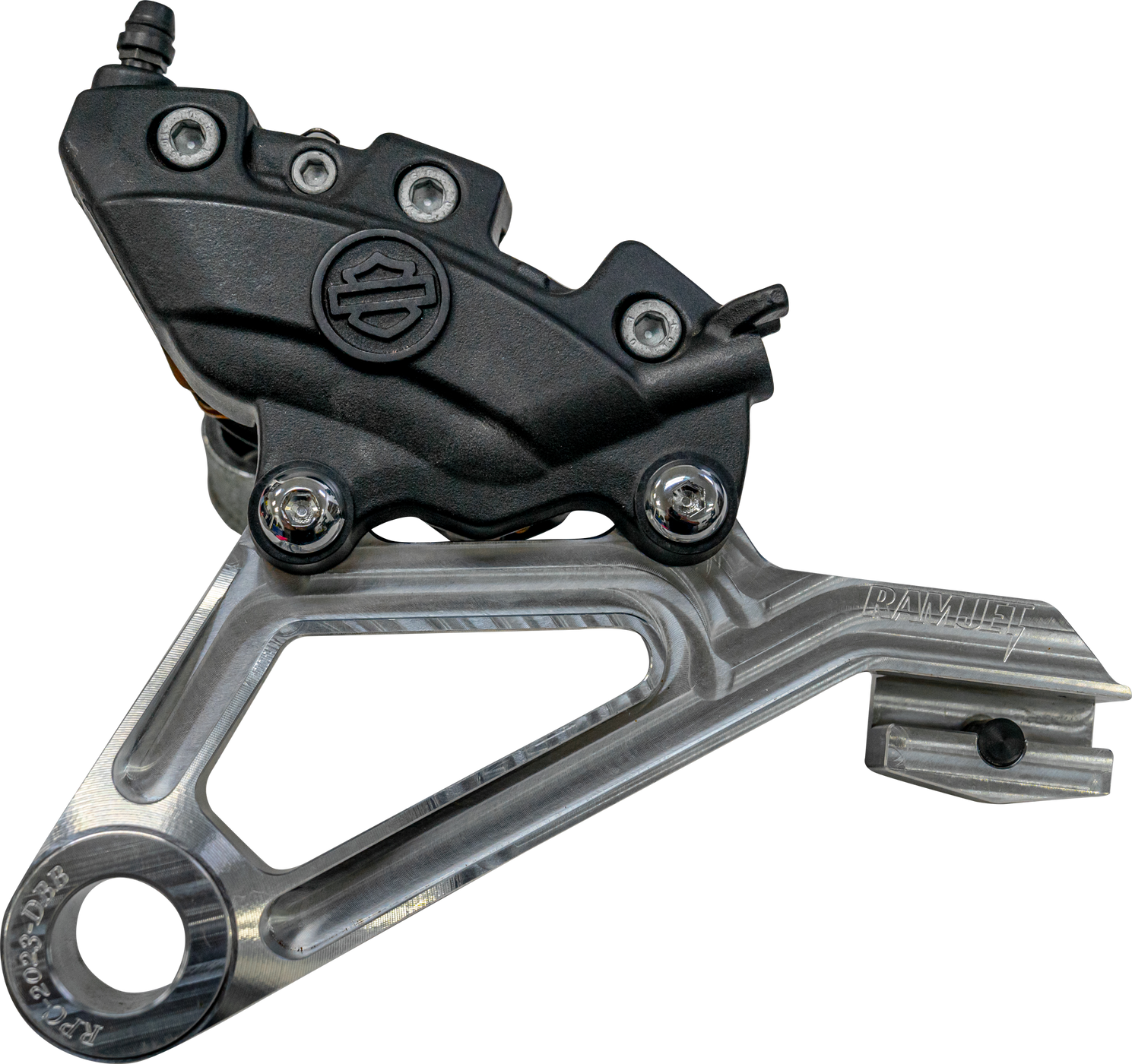 BREMBO REAR CALIPER BRACKET- DYNA MODELS — Ramjet Racing