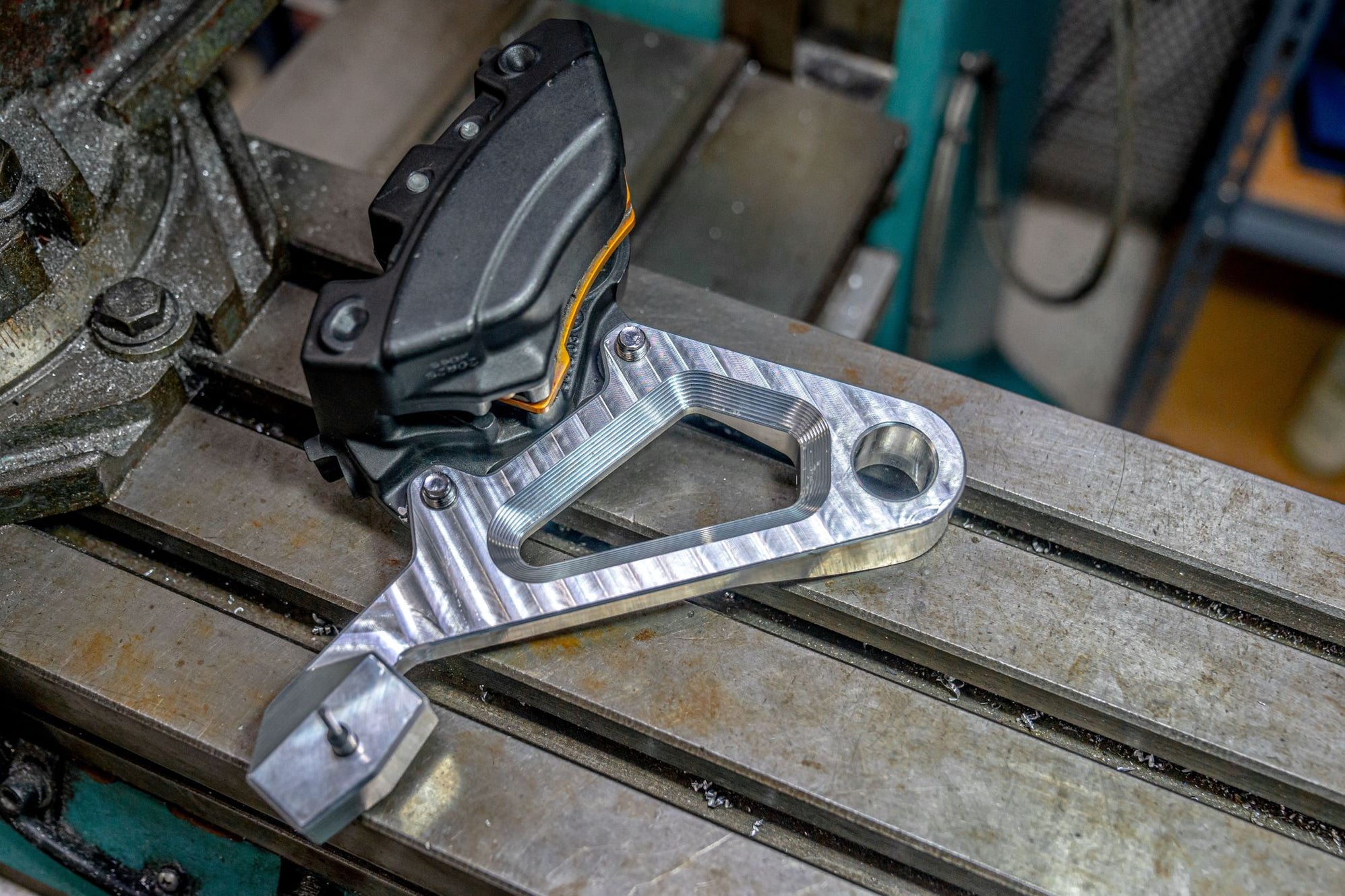 BREMBO REAR CALIPER BRACKET- DYNA MODELS — Ramjet Racing