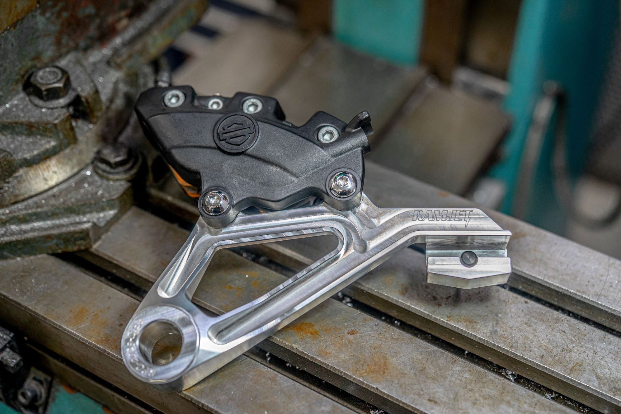 DYNA BREMBO CALIPER BRACKET — Ramjet Racing