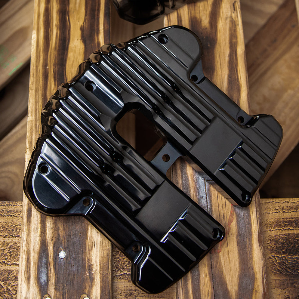 Rough Crafts® M8 Rocker Box Covers, Black — Ramjet Racing
