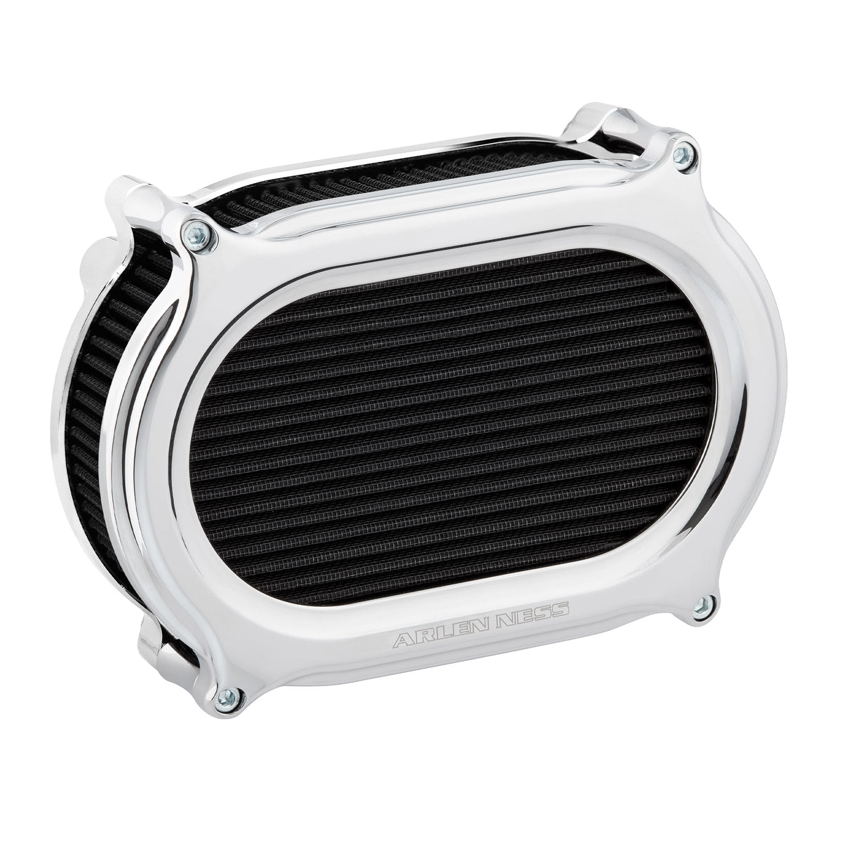 Stage 2 Oval Air Cleaner, Chrome — Ramjet Racing