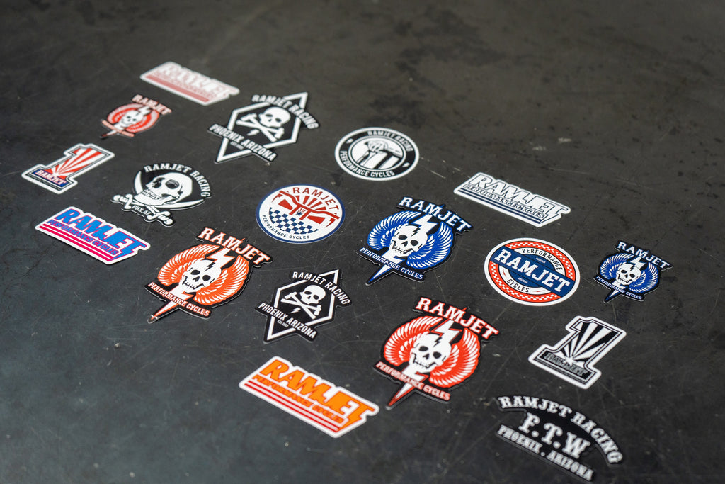 STICKERS AND BANNERS — Ramjet Racing