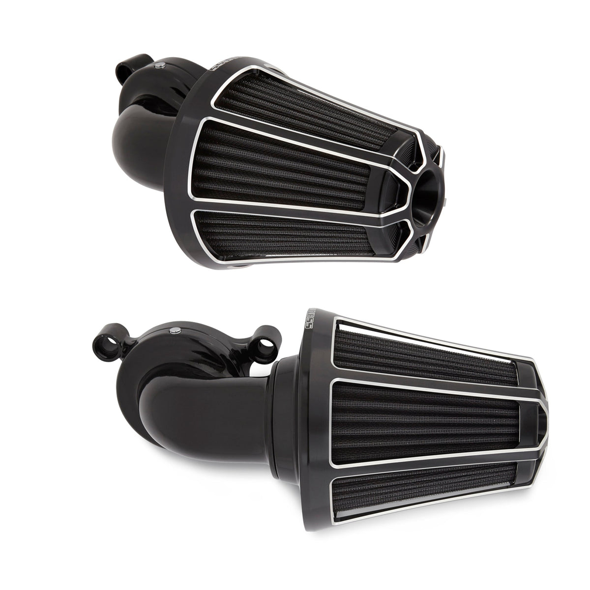 Beveled® Monster Sucker® Air Cleaner, Black — Ramjet Racing