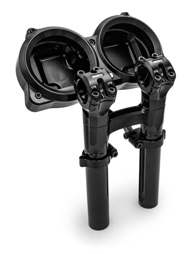 ROLAND SANDS SECTOR GAUGE RELOCATION KIT FOR HARLEY-DAVIDSON ROAD GLID ...